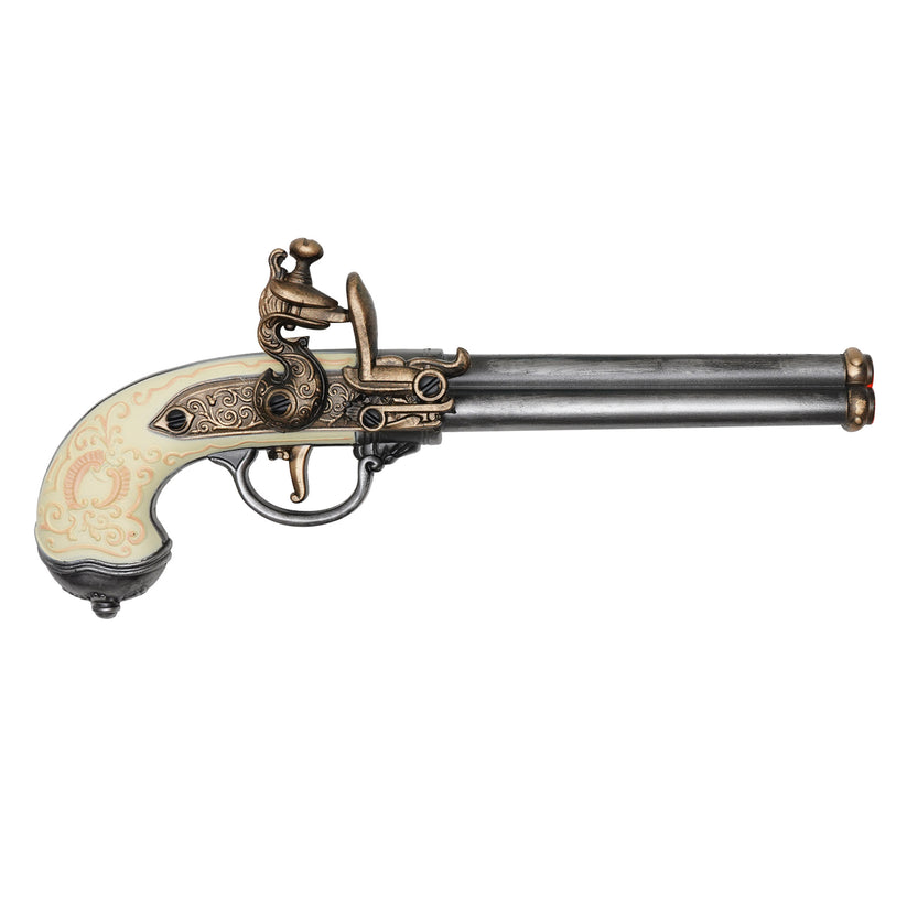 Italian Flintlock Pistol Replica | Collectible Historical Foam Gun ...