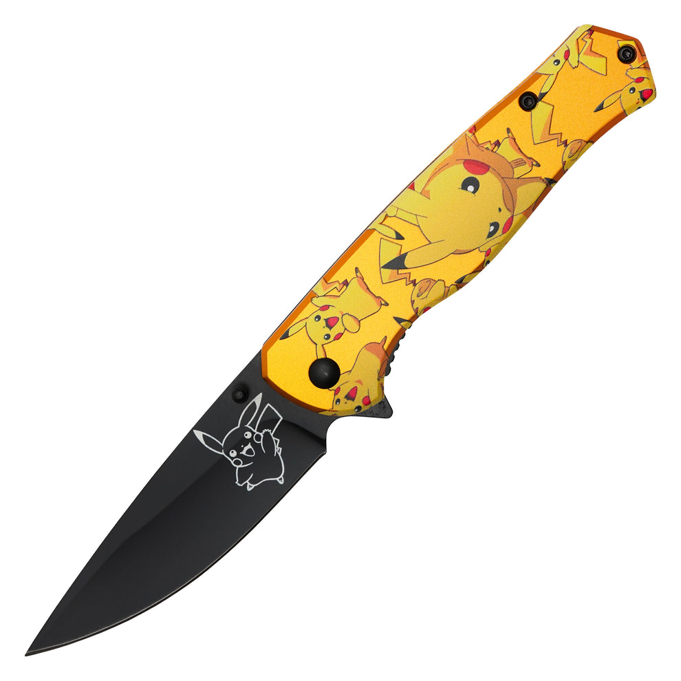 Pokemon - 8" Pikachu | Spring Assisted Pocket Knife – Best Knives